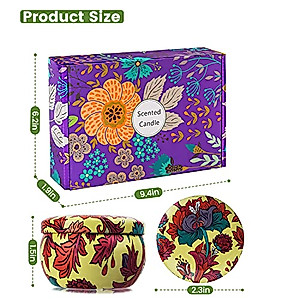 Scented Candles Gift Set for Women, 6 Pack Aromatherapy Candles for Home Scented, Natural Soy Wax Candles with Fragrance, Stress Relief, Gift for Birthday, Mother's Day, Christmas