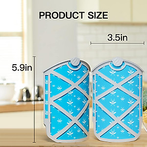 Refill Cartridge Kit Compatible with ZEVO M364, Refill Cartridge Kit Replacement Only Blue 100% Fit for Plug-in Light M364(6 pcs)