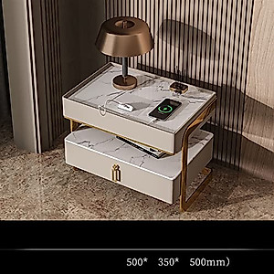 HIGOH Bedside Table Bedside Table Furniture Bedside Table Living Room Sofa Modern Storage Cabinet