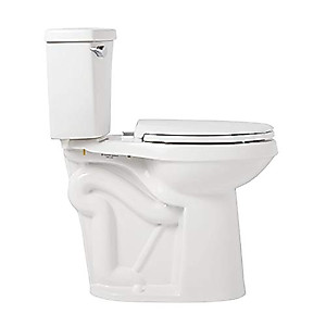Signature Hardware 945956 Bradenton 1.28 GPF Two-Piece Elongated Toilet - 21" Bowl Height, Standard Seat Included