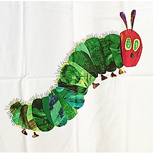 "The Very Hungry Caterpillar" Fabric Pillow Panel - Designed by Eric Carle (Great for Quilting, Sewing, Craft Projects, Wall Hangings, and More) 22" x 44"