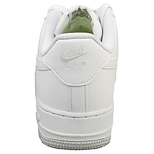 Nike Women's Low-Top Sneakers, White Black Metallic Silver, 7