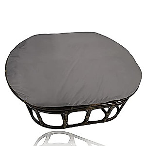 TDHLW Double Papasan Chair Cushion Covers Only, Comfort Double Papasan Cushion Cover, Outdoor Indoor Cushion Waterproof Slipcover for Wicker Egg Chair, Waterproof c,67 * 47 * 6in