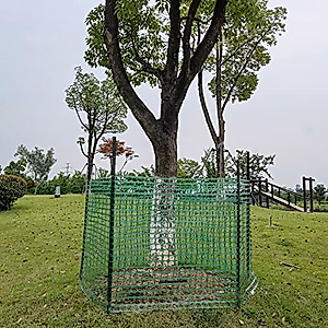 KALYSIE Safety Fence Plastic Mesh Fencing Roll, 4'x100' Feet 1 Roll with 100 Zip Ties, Temporary Reusable Netting for Snow Fence, Garden, Construction and Animal Barrier (Green MW 10.71 lb/roll)