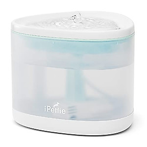 iPettie Triangle Cat Water Fountain, 84oz/2.5L Ultra Quiet Cat Drinking Fountain with 5 Stage Circulating Filter, BPA-Free, Automatic Pet Water Fountain for Cats, Small Dogs, Pets