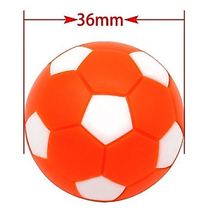 Qtimal 14 Pack Table Soccer Foosballs Replacement Balls, Multicolor 36mm (1.42") Official Foosball Tabletop Game Ball, Foosball Accessory Replacements for Home Recreation Room Foosball Table