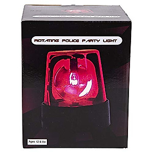 Rhode Island Novelty 7 Inch Red Police Beacon Light, One Piece per Order