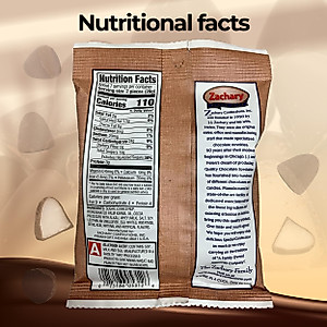 Zachary Old Fashioned Vanilla Creme Drops, Pack of 3 (6.5 oz each) - Old Fashioned Chocolate, Nostalgia, Vintage Chocolate, Holiday, Christmas Candy, Chocolate Drops, Zachary Chocolates - Comes in Munch Mania Packaging!