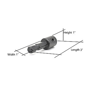 Big Horn 13225 1/4" Adjustable Quick-Change Hex Shank Adapter for 3/16" Countersink & Tapper Point Drill Bit (Shank only W/O Bit)