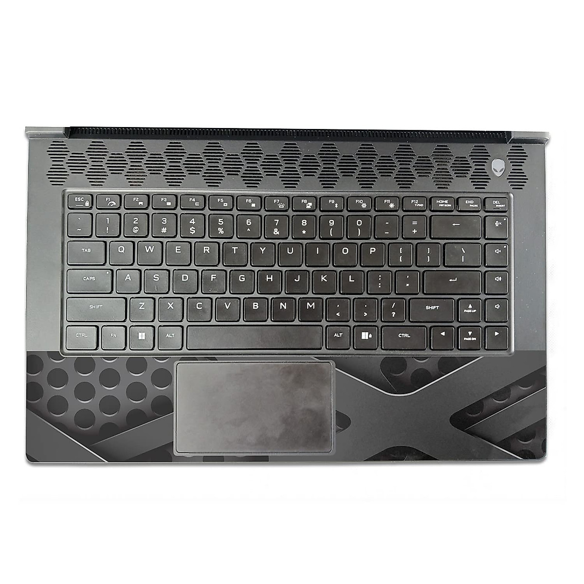 MightySkins Skin Compatible with Alienware M15 R7 (2022) Full Wrap Kit - Tech Wave | Protective, Durable, and Unique Vinyl Decal wrap Cover | Easy to Apply & Change Styles | Made in The USA