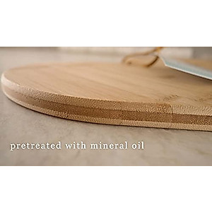 Heart Shaped Cutting Board Organic Bamboo 12 x 13.5 Large Generous Size Perfectly Crafted to Serve or Hang Valentines Day Romantic Gift Meat Cheese Charcuterie Wood Tray