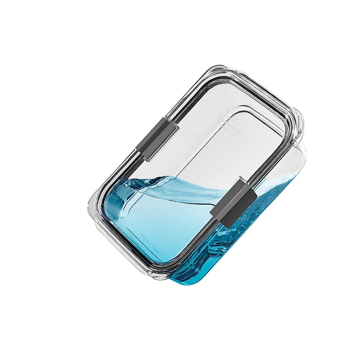 Rubbermaid Brilliance Food Storage Container, Large, 9.6 Cup, Clear 2024351 (Pack of 2)