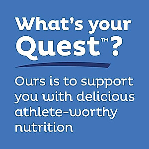 Quest Nutrition Blueberry Muffin Protein Bars, 20g Protein, 2g Sugar, 5g Net Carb, Gluten Free, Keto Friendly, 12 Count