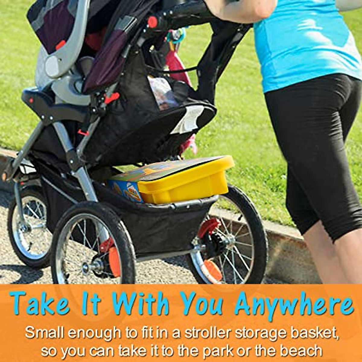 SOWOW Sand and Water Table for Toddlers – 3in1 Indoor & Outdoor Water Table for Kids – Portable Baby Water Table with Cover and Toddler Beach Toys – Sensory Bin Table for Babies & Toddlers