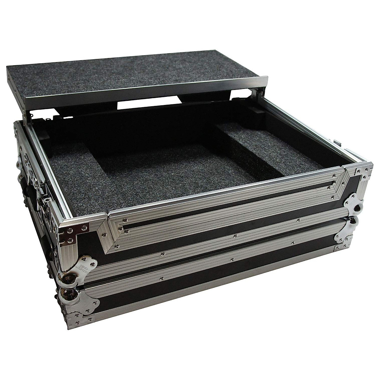 Harmony Audio HCXDJRRLT Flight Angle Glide Laptop Stand DJ 1U Rack Case Compatible with Pioneer XDJ-RR