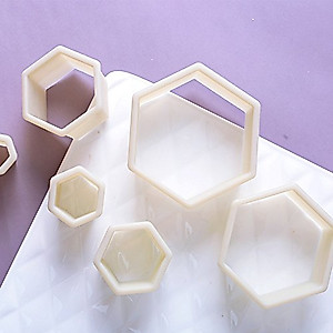 9-Piece Hexagon Nylon Cookie Cutter Set (Hexagon)