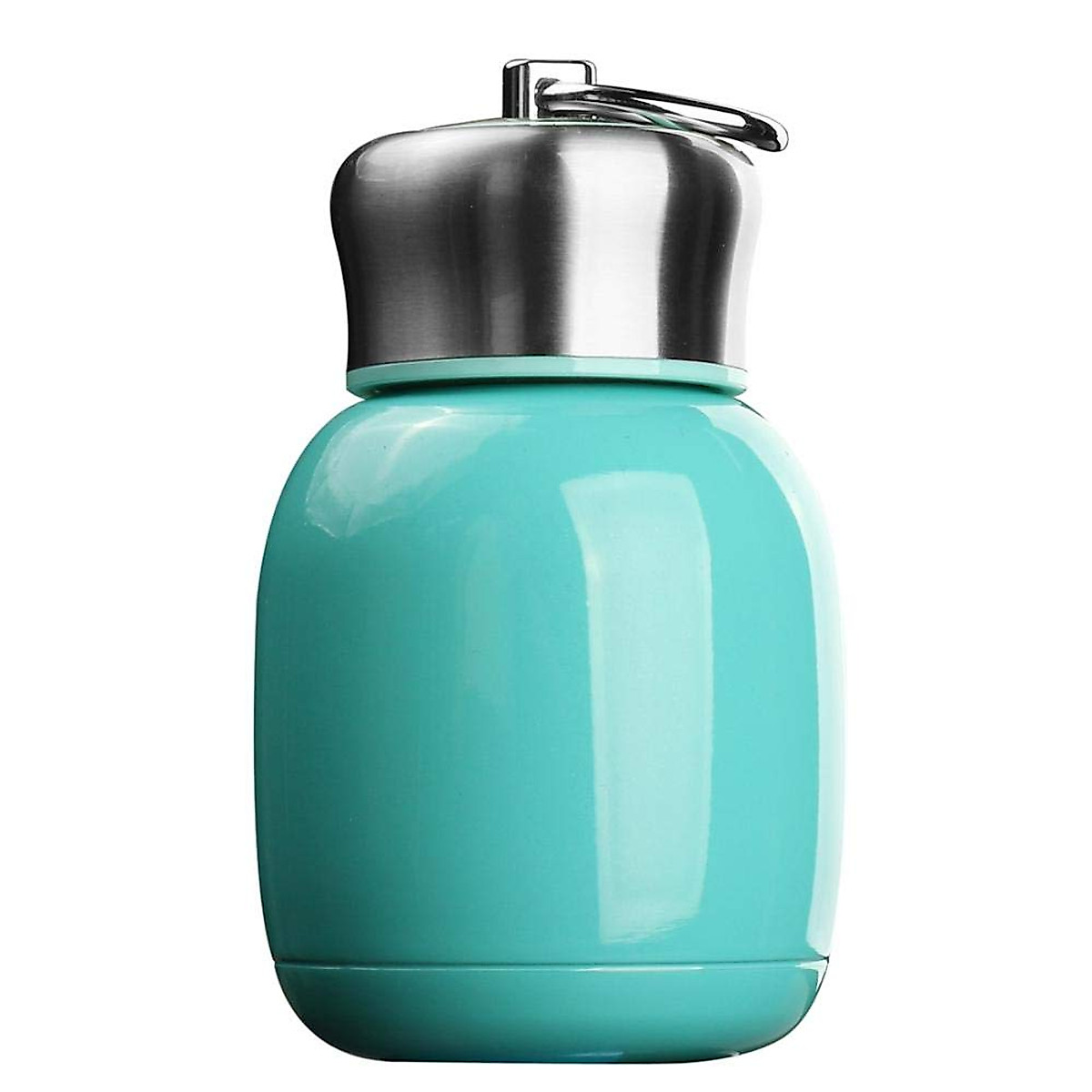 Mini 7 oz Stainless Steel Water Bottle, Mini 200ml Vacuum Insulated Water Bottle Leak Proof Sport Tumbler Cup Hot and Cold Water Bottle for Women Girls Kids Gift Milk Tea Lunch (Teal)