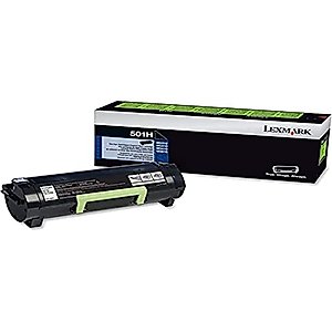 Lexmark 50F1H00 501H MS 310 410 510 610 Toner Cartridge (Black) in Retail Packaging,Black Toner