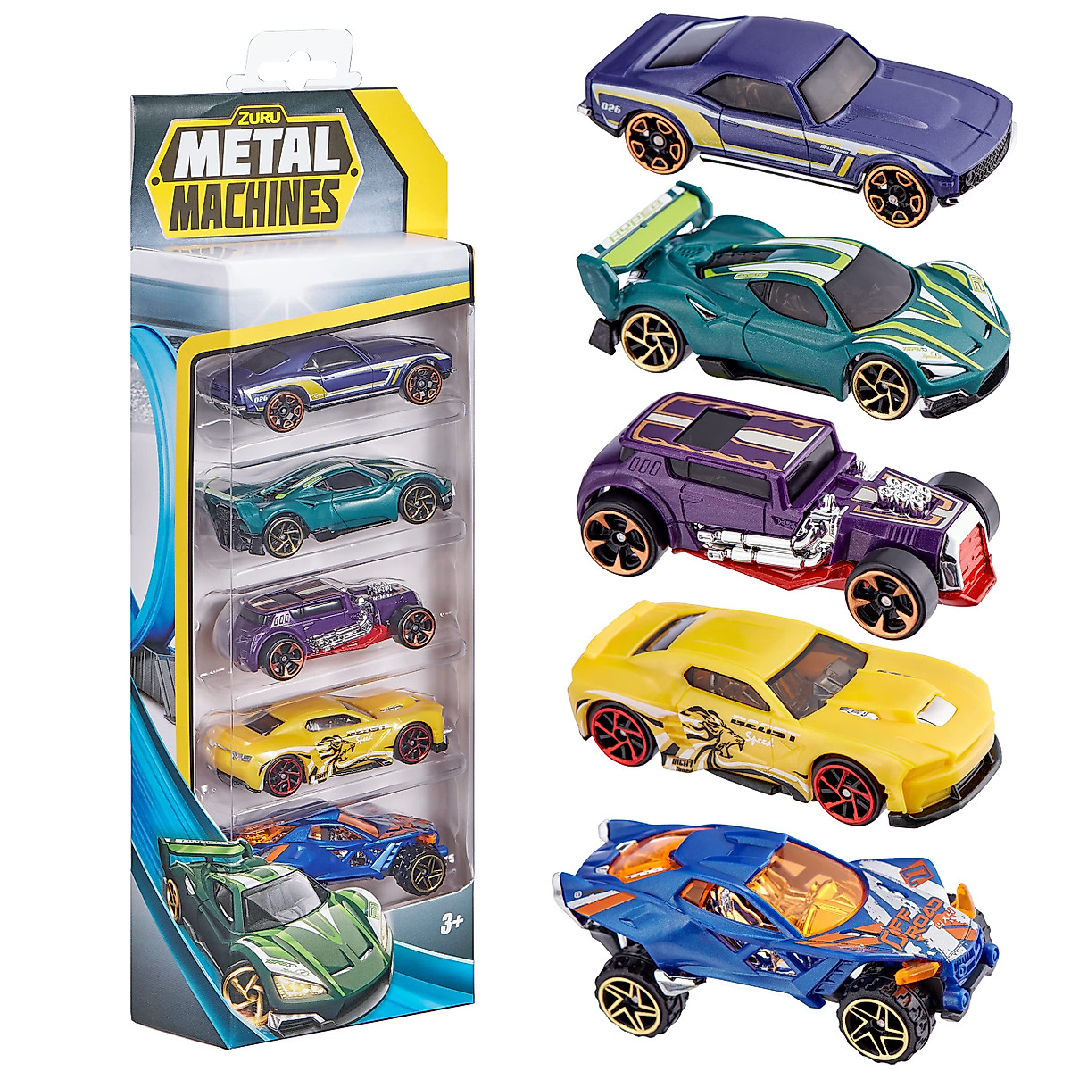 Zuru Metal Machines Series 1 - Cars, 5 Pack