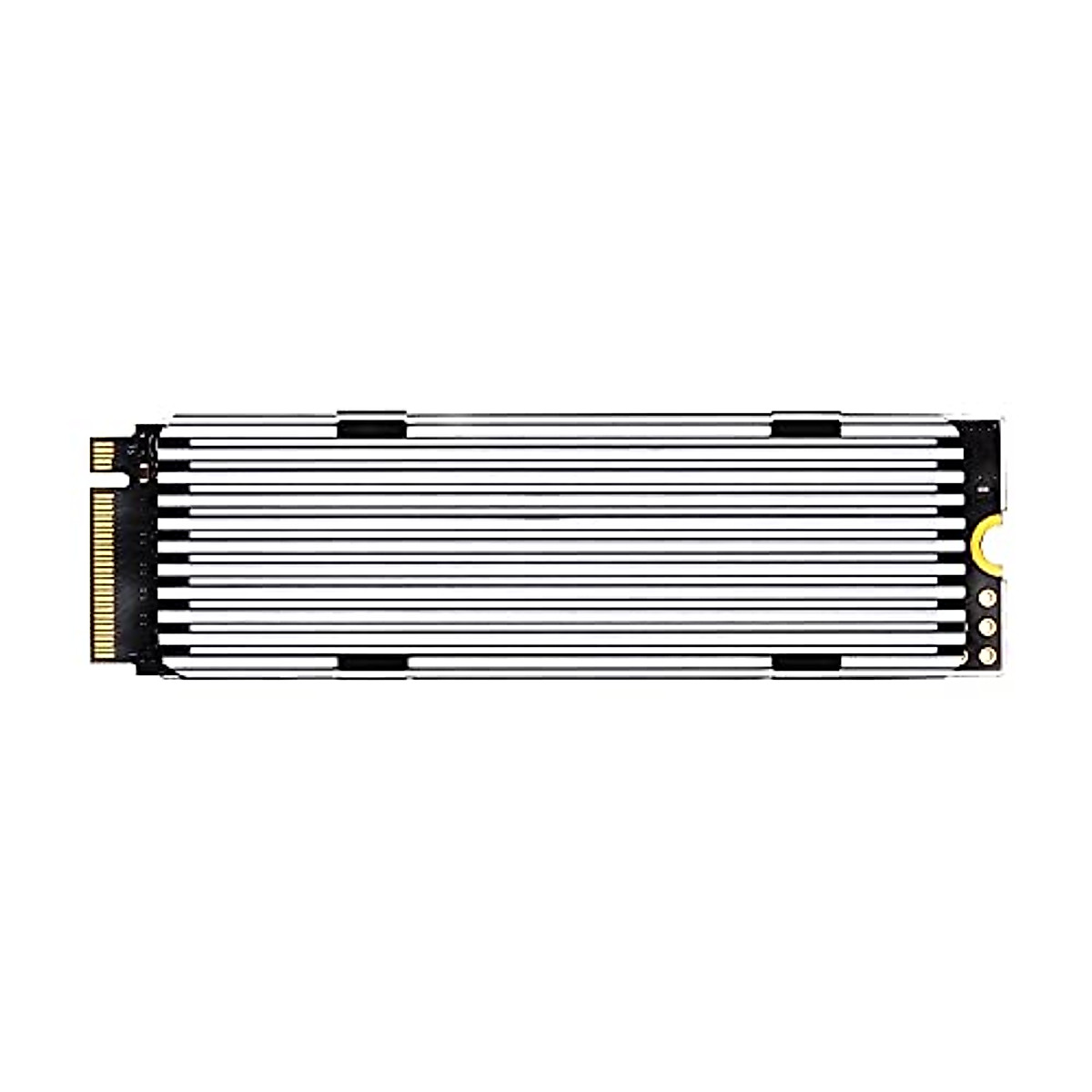 QIVYNSRY M.2 heatsink 2280 SSD Heat Sink, Only Support Single-Sided 2280 M.2 SSD, with Thermal Silicone Pad for PS5 PCIE NVME M.2 SSD or NGFF SATA M.2 SSD Computer and PC, Space Grey
