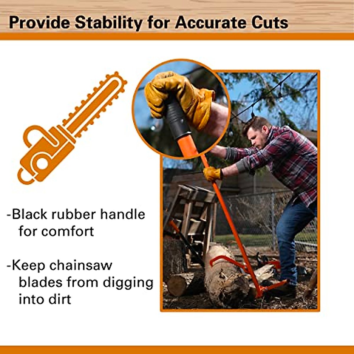 Felled Steel Timberjack - 12in x 48in Timber Jack Tool, Cant Hook Log Roller Tool for Logs Up to 12in Wide with Log Hook for Felling and Logging