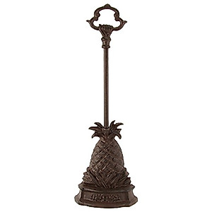 Treasure Gurus Heavy Cast Iron Pineapple Door Porter Door Stop with Carry Handle