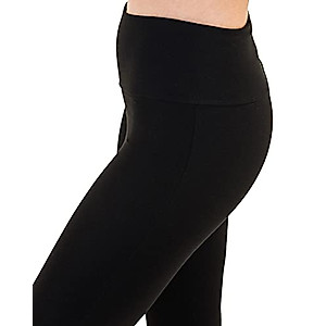 Spalding Women's High-Waisted Legging, Black, Medium