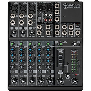 Mackie 802VLZ4 8-Channel Ultra-Compact Mixer with G-MIXERBAG-1212 Padded Nylon Mixer/Equipment Bag & PB-S3410 3.5 mm Stereo Breakout Cable, 10 feet Bundle