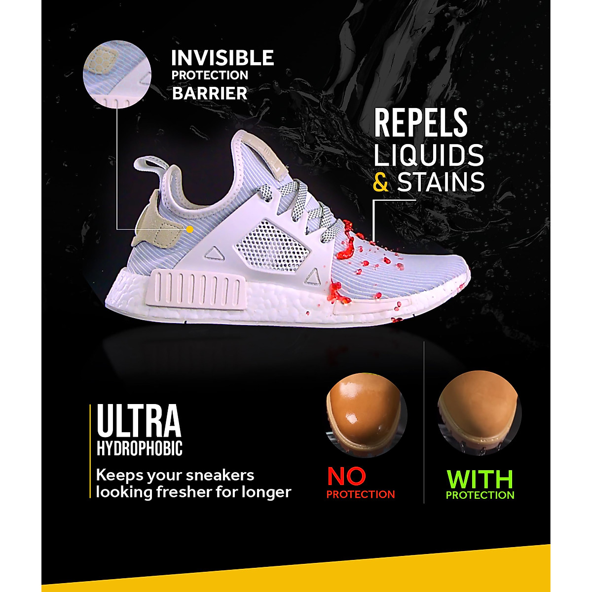 Crep Protect Shoe Protector Spray - Rain & Stain Waterproof Nano Protection for Sneaker, Leather, Nubuck, Suede & Canvas