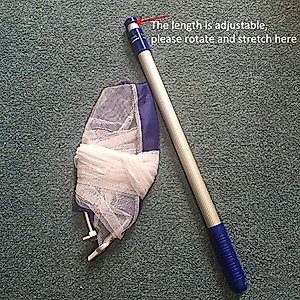 Butterfly Net Telescopic Students and Adults Insect Net with Telescoping Aluminum Handle Extendable 32" Inch