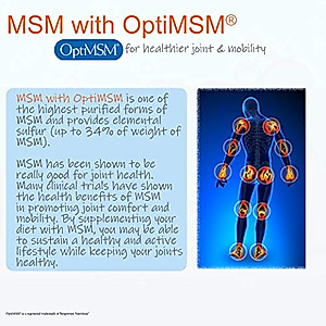 Doctor's Best MSM with OptiMSM, Non-GMO, Gluten Free, Joint Support, 1500 mg, 120 Tablets (DRB-00097)