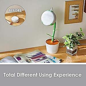 ELECOM Flower Stand Speaker Mount Holder/Compatible with Amazon Echo dot 3rd Generation Model/Protective Case/AIS-GHMFLOWER-G