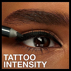 Maybelline TattooStudio Sharpenable Gel Pencil Longwear Eyeliner Makeup, Intense Charcoal, 0.04 oz.