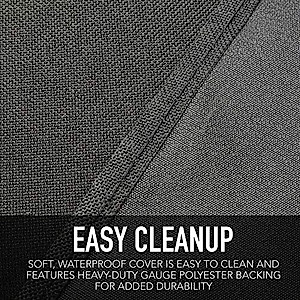 Permasteel Universal Cooler Cover for 80-Qt Cooler Cart, Patio Cooler | Heavy Duty, Weatherproof, Water-Resistant, UV-Resistant Cover for Outdoor, Outside, Backyard, Deck, Patio, Black