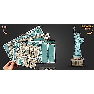 Metal Earth Premium Series Statue of Liberty 3D Metal Model Kit Fascinations