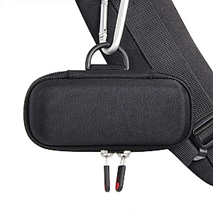 Hermitshell Hard EVA Travel Case for RAVPower Mini External SSD Hard Drive Portable SSD USB-C Solid State Flash Drive (Black)