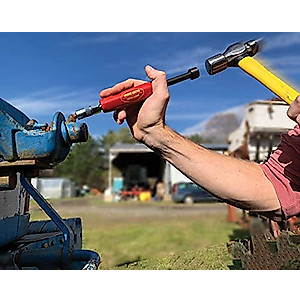 Grease Buster® - The Original, Made in The USA by LockNLube! Cleans and flushes Out Old Dried Grease from Fittings, pins, shafts, bushings, and Joints. Uses penetrating Fluid and Hydraulic Pressure.