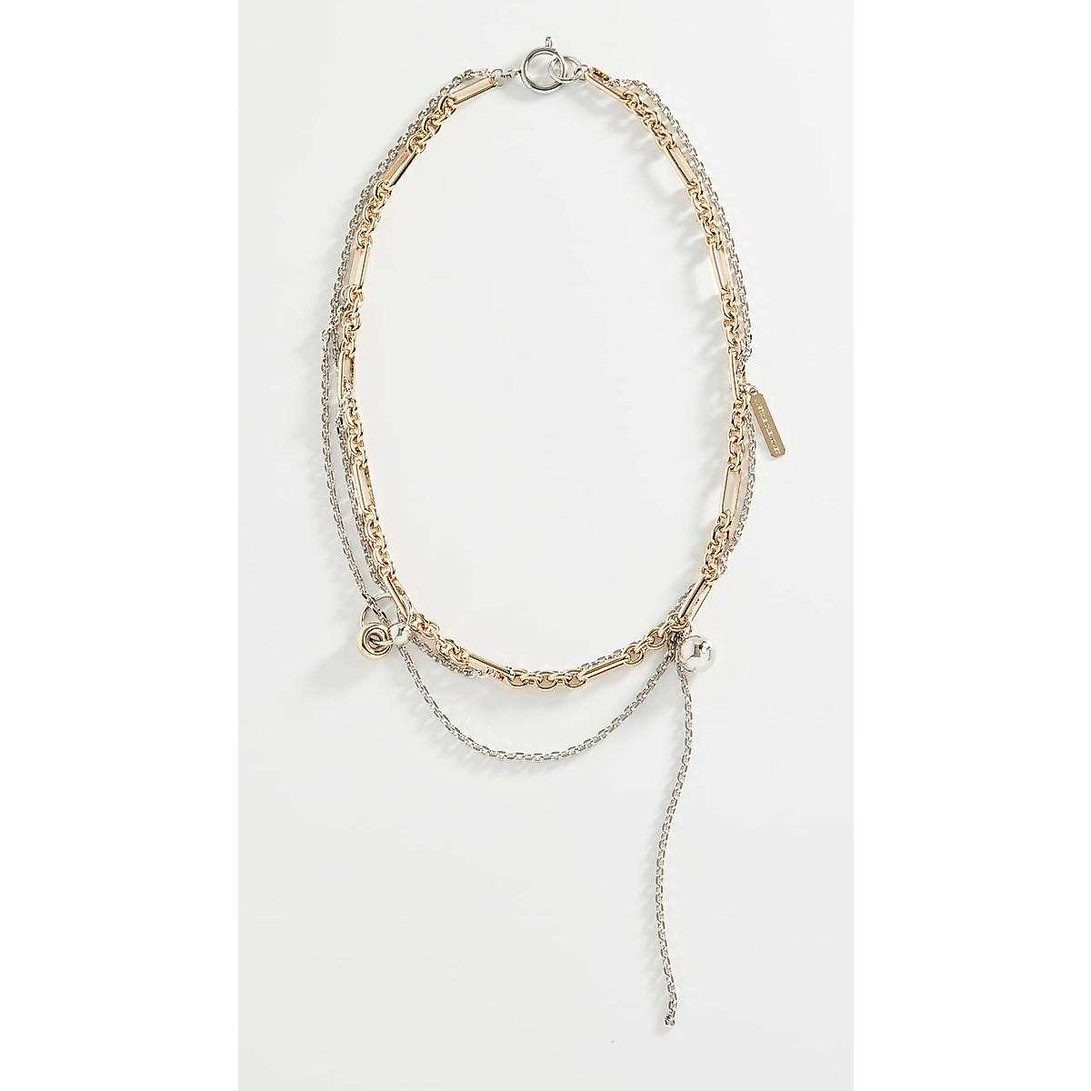 Justine Clenquet Women's Rachel Necklace, Gold & Palladium, One Size