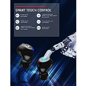 Togetface Kids Wireless Headphones - Cool Shape with Bluetooth 5.1 Headphones, Built-in Microphone, 36 Hours Playtime, IPX5 Waterproof, Touch Control, Suitable for, Sports, Travel, Work, etc.