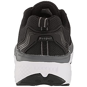 Propét Women's Ultra Athletic Sneakers, Black/Grey, 11 Medium US