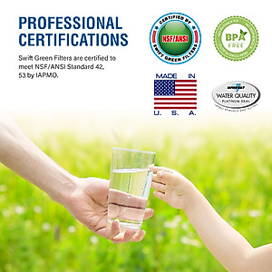 Swift Green Filters SGF-A1-3P Water Filter, 3 Pack, White, 3 Count