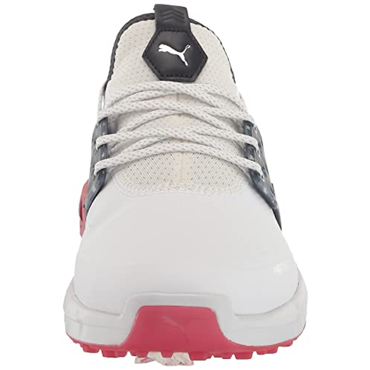 PUMA Golf Men's Ignite Articulate Volition Golf Shoe, Puma White-Puma Silver-Ski Patrol, 10.5