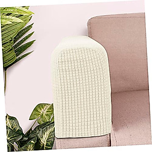 VILLCASE 2pcs green accessories electric recliner chair arm rest pads for office chairs Spandex Arm Covers furniture covers chairs armrest covers arm guard Elastic sleeve arm cuff pet set