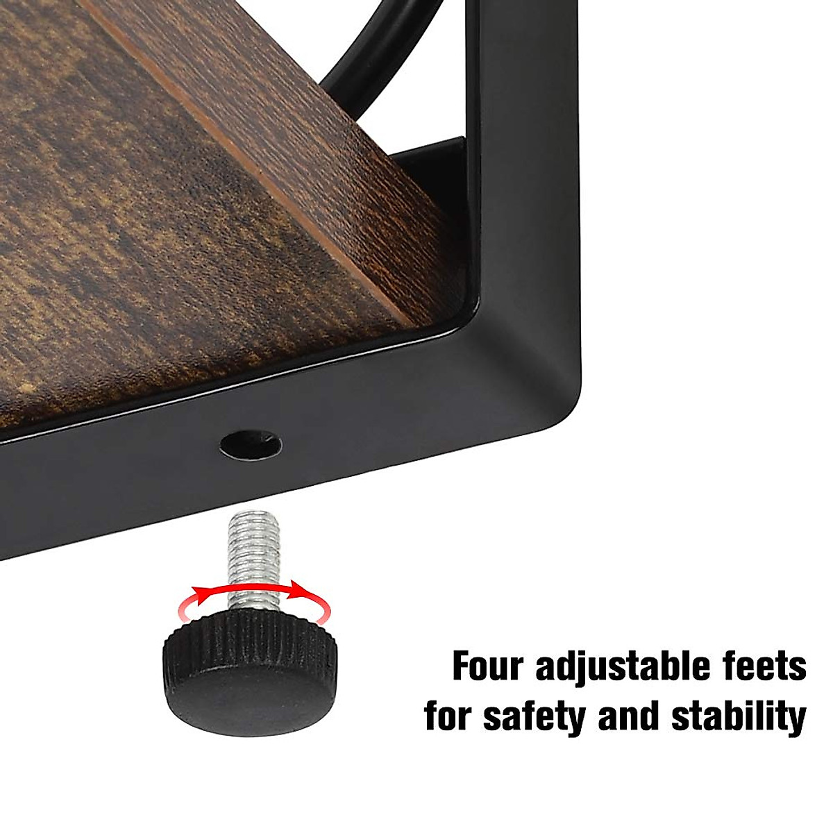 Wine Rack, Countertop Wine Holder for 6 Bottle Wine, Perfect for Home Décor Bar Wine Cellar Basement Cabinet Pantry