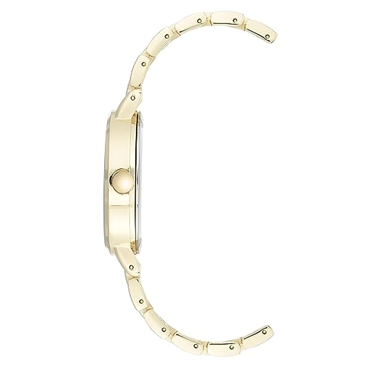 Nine West Women's Gold-Tone Bracelet Watch, NW/2402GLGB