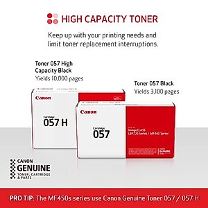 Canon imageCLASS MF451dw All-in-One Wireless Monochrome Laser Printer | Print, Copy, & Scan| 5" inch Color Touch LCD