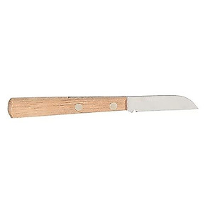 Red Rooster Grafting Knife Straight Blade Wood Handle