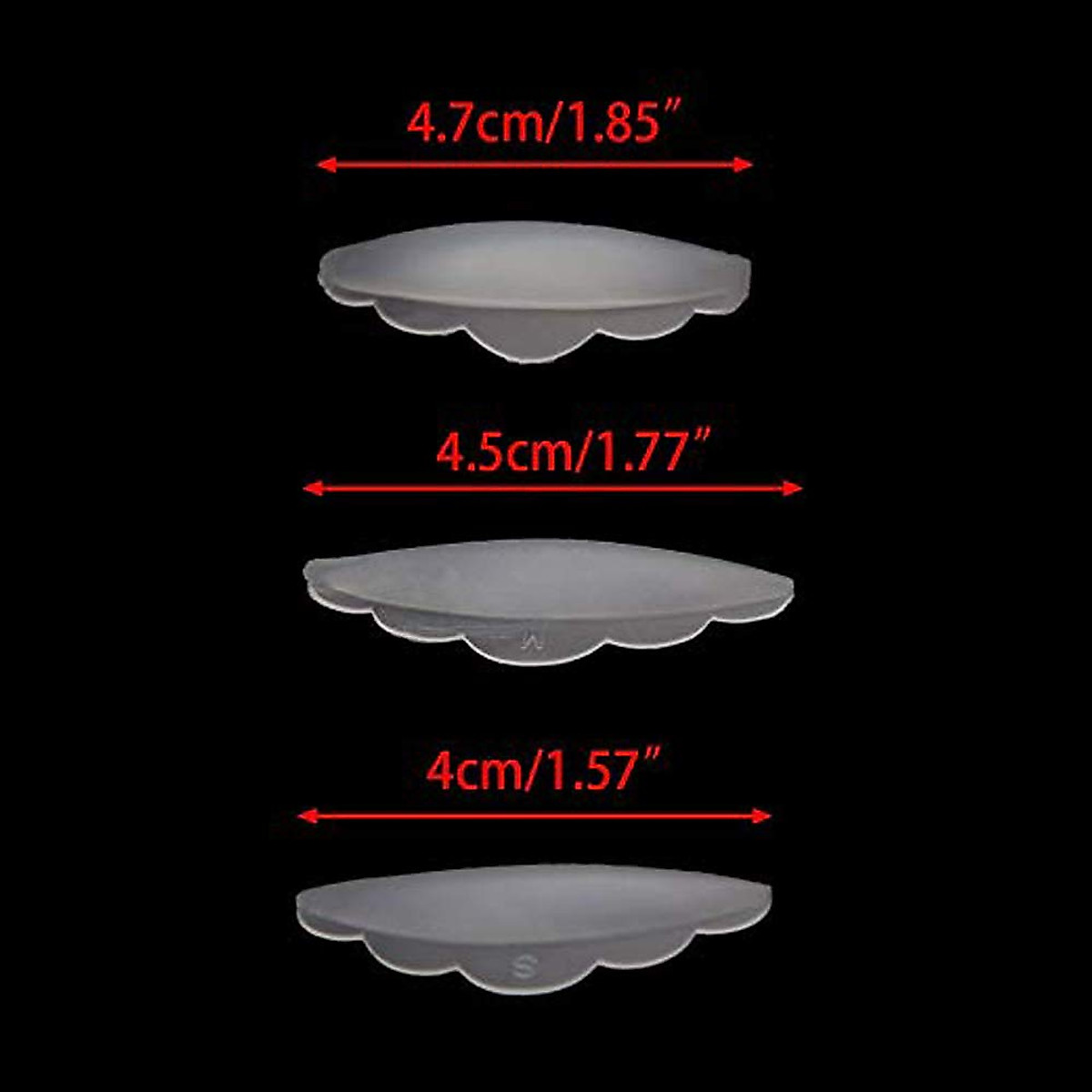 12pcs Silicone Eyelash Perming Curler, Lash Lift Rods Makeup Beauty Tool,Makeup Utensil Reusable Lash Lifting Shield Pads Supplies