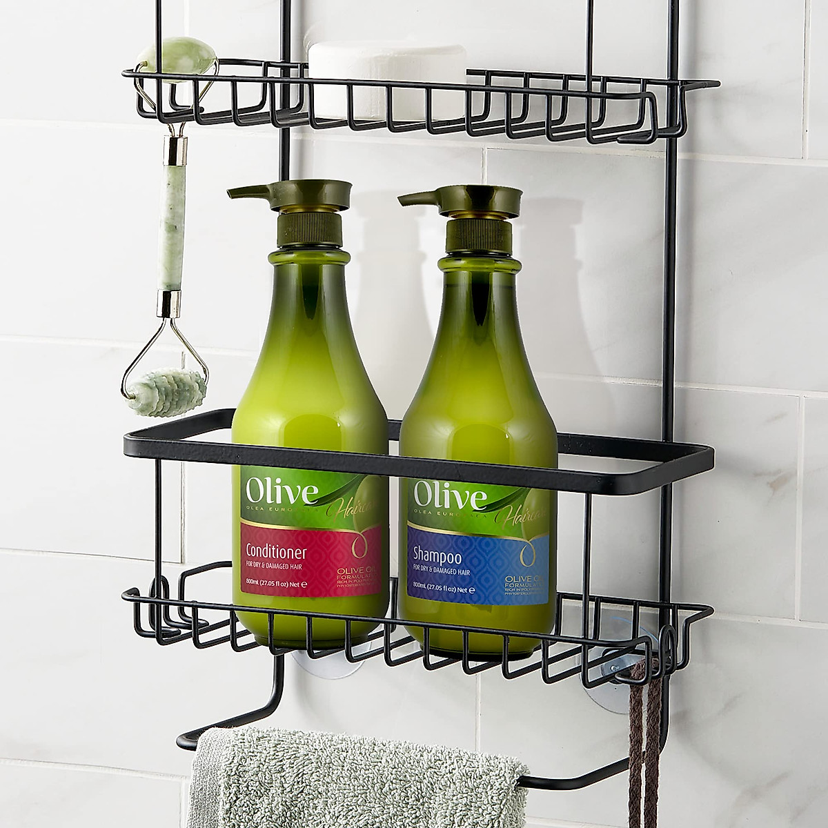 Frulatte Pure Olive Oil Clarifying Shampoo and Conditioner Set - Creamy Hydration Formula Enriched with Shea and Argan Oil for Dry, Damaged & Frizzy Hair Repair - Hair Growth Products for Women & Men