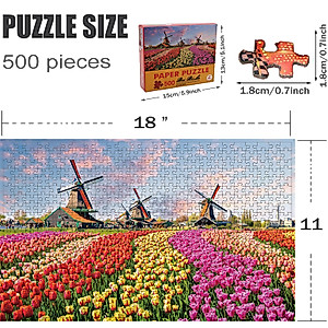 500 Pieces Puzzle for Adults Educational Intellectual Jigsaw Puzzle Fun Game for Men Women Kids(Holiday Beach)